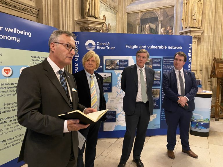 Canal & River Trust Exhibition in Parliament - Michael Fabricant